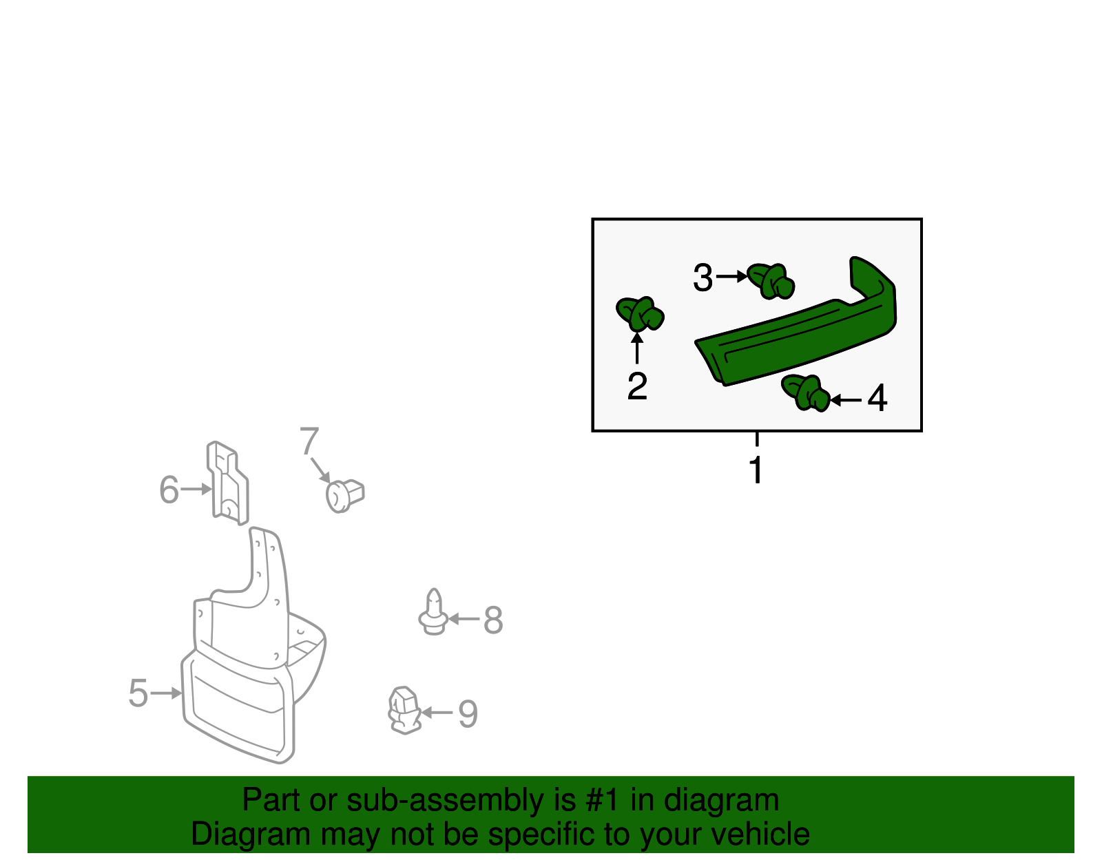 1998-2002 Lexus LX470 Molding Assembly 75606-60041-H2 | OEM Parts Online