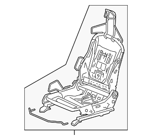 81126-TGH-A01 - Frame, R Front Seat - 2017-2020 Honda Civic | Honda Car ...
