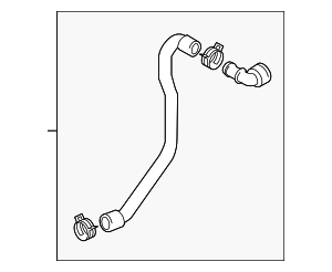 2012-2014 Volkswagen Passat Inlet Hose 5C0-122-157-F | OEM Parts Online