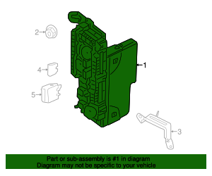 212-900-41-22 - Fuse And Relay Center 2014-2016 Mercedes-Benz ...