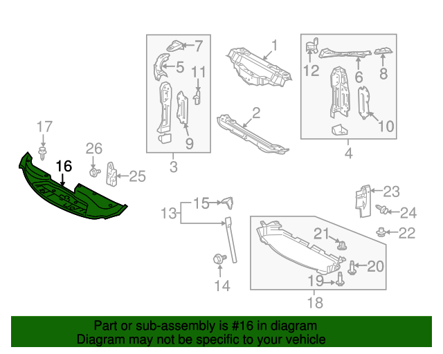 2008-2014 Lexus IS F Sight Shield 53295-53030 | OEM Vehicle Parts