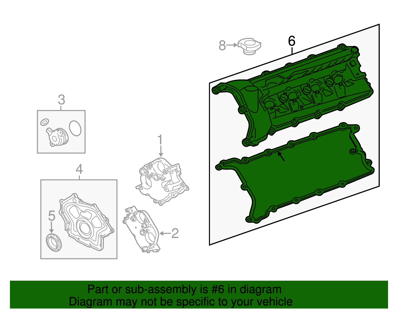 2013-2023 Jaguar Valve Cover AJ814003 | Jaguar OEM Parts Online