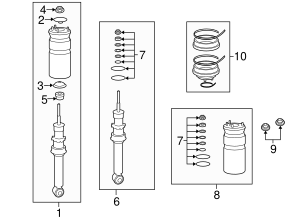 2010-2016 Land Rover LR4 Shock Assembly LR032646 | Land Rover Virginia ...