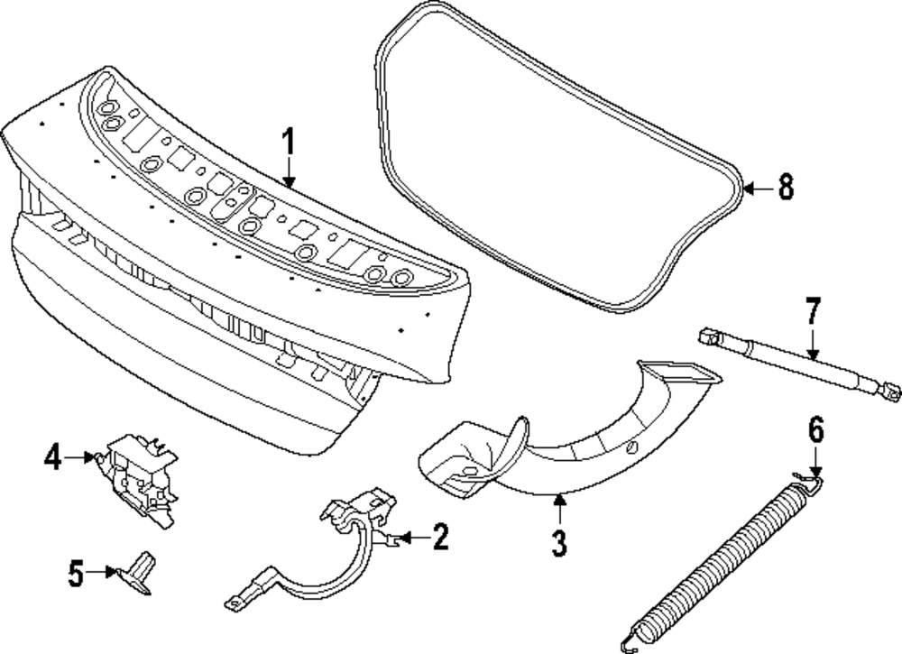 69910-L2500 - Hinge 2025 Kia K5 | Kia.Parts