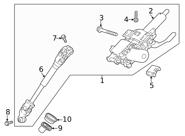Control Unit & Motor Assembly-Eps 48811-5EE0B | Nissan Parts Store