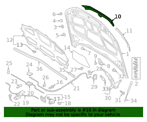 8W6-823-124 - Bumper Protection Pad 2018-2024 Audi | Audi OEM Parts