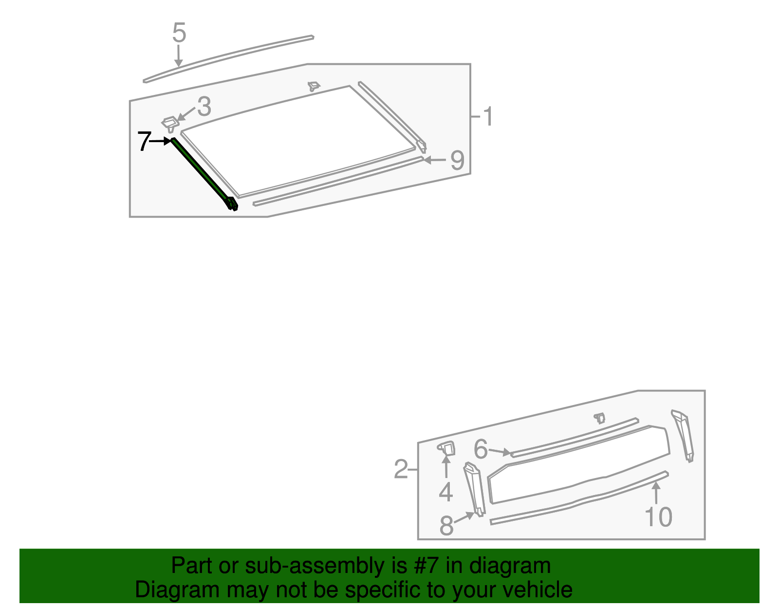2010-2015 Toyota Side Molding 75573-47080 | Toyota Parts Center