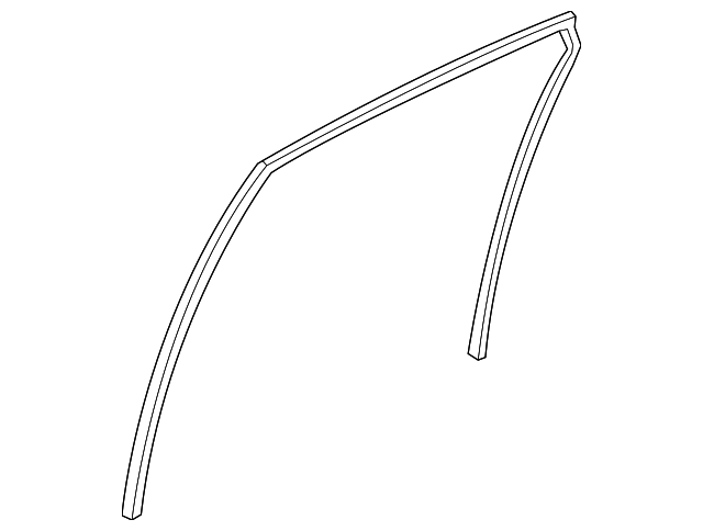 Hyundai - 83530-J9000 - Run Channel - 2018-2023 Hyundai | OEM Hyundai ...