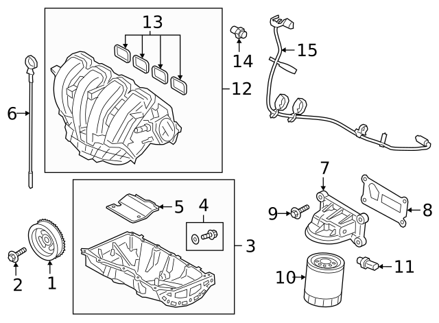 2019-2020 Ford Transit Connect Oil Pan JX6Z-6675-D | TascaParts.com