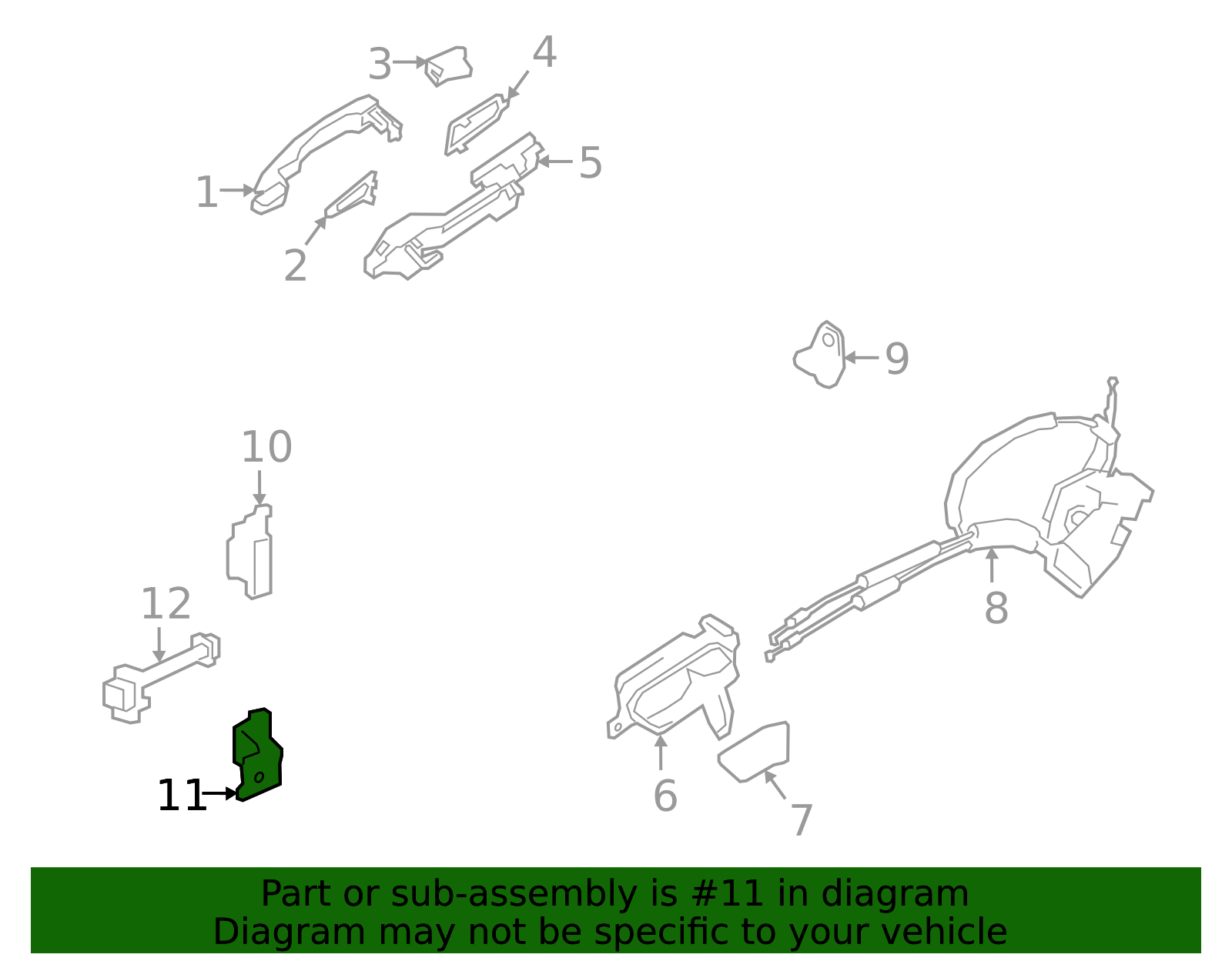 82420-6CA0A - Lower Hinge 2019-2025 Nissan Altima | Nissan Parts ...