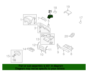 97480-2J000AR - Vent Grille 2009 Kia Borrego | Kia.Parts Store