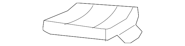 74455-T6Z-A01ZL - 2021-2023 Honda Ridgeline - Pillar Molding | Genuine Honda Parts