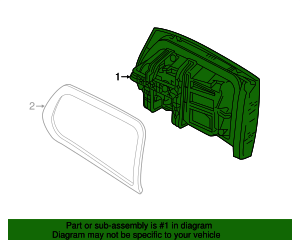 2017-2019 Mercedes-Benz Tail Lamp Assembly 253-906-26-01-64 | MB OEM Parts