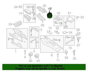 420-857-950-A-25D - Ash Tray 2014-2015 Audi R8 | AutoNationParts.com