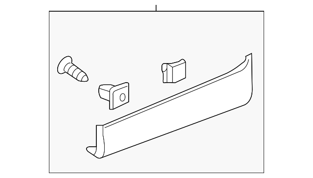 75333-T0A-A01 - Garnish Assembly L Rear Door (Lower) - 2012-2016 Honda ...