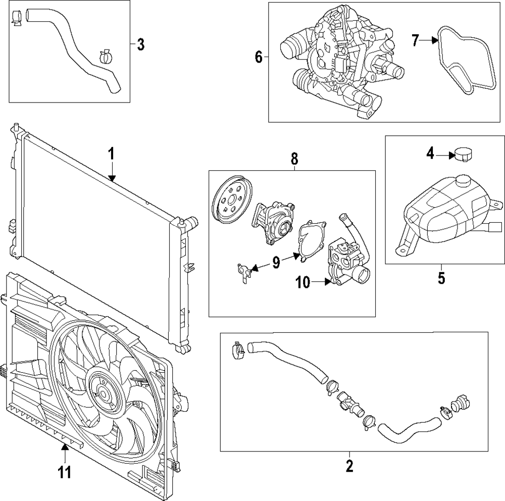 2021-2023 Hyundai Santa Fe Radiator 25310-R5500 | Retail Performance ...