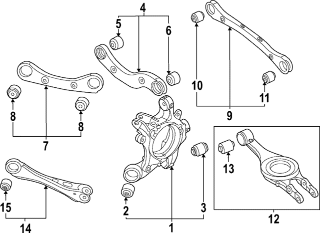 55130-GI000 - Upper Control Arm 2022-2024 Kia EV6 | Kia.Parts Store