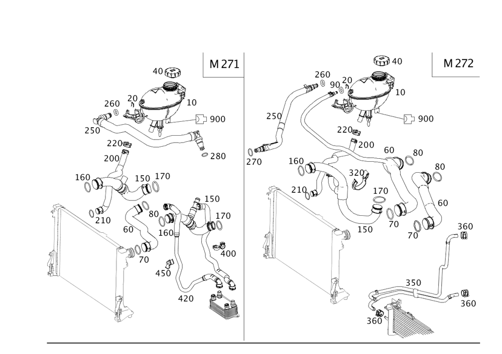 212-501-13-82 - Hose 2010-2011 Mercedes-Benz E350 | Mercedes-Benz USA Parts