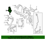 2012-2014 Volkswagen Passat Turbocharger Boost Solenoid 03L-198-716-M ...