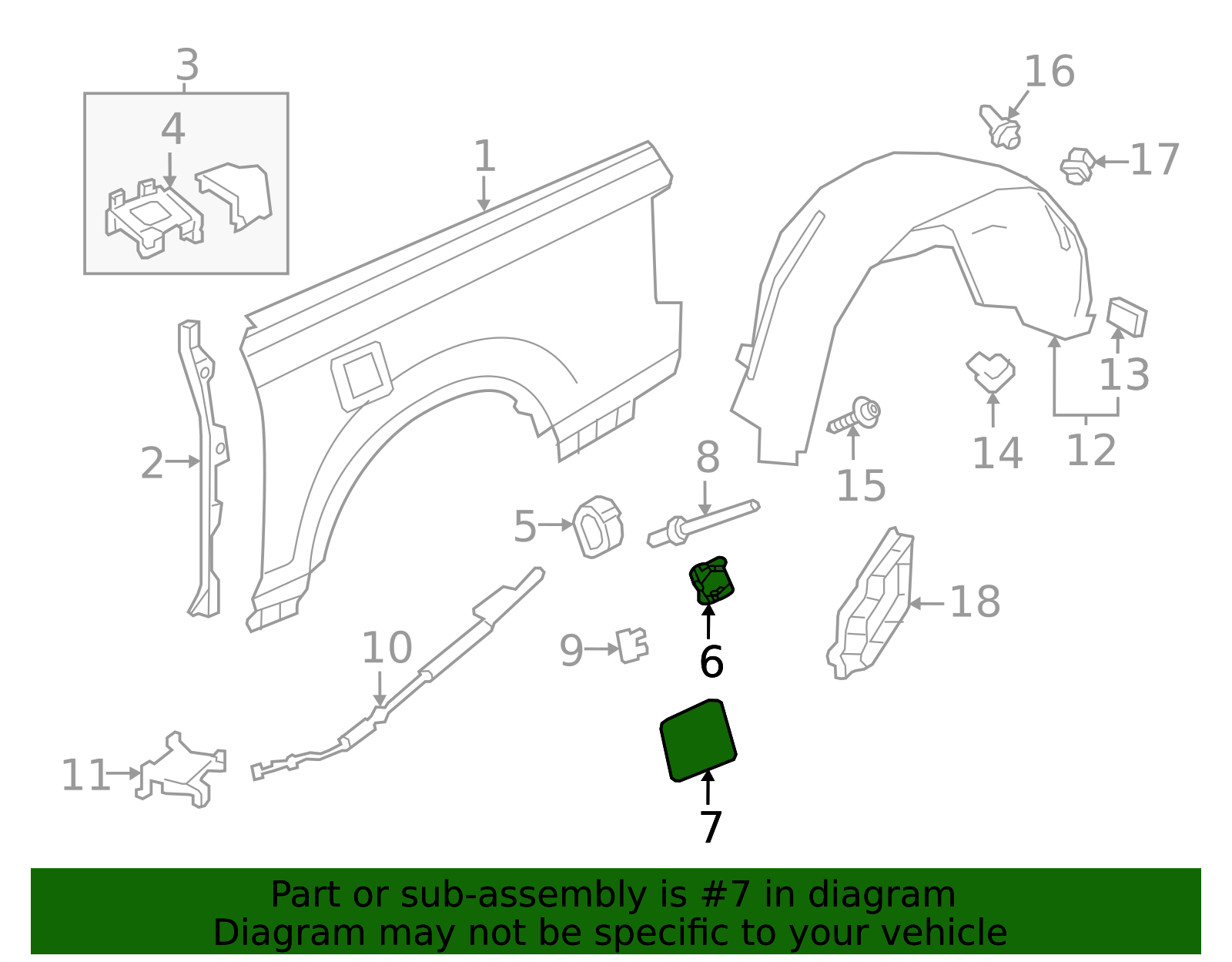 63910-T6Z-A00ZZ - Fuel Door 2017-2025 Honda Ridgeline | Honda Parts Online
