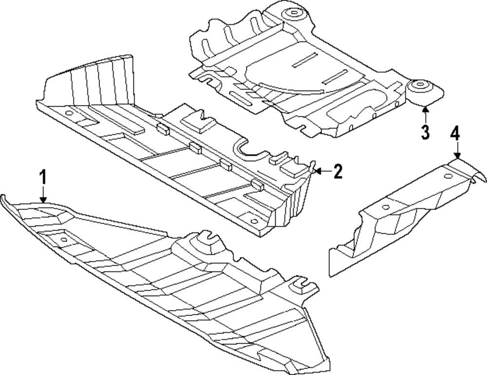 MB3Z-5D032-K - 2024 Ford Ranger - Skid Plate | My Ford Parts