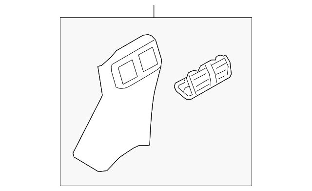 2014-2020 Nissan Rogue Rear Trim Panel 96930-4BA0A | My Nissan Part