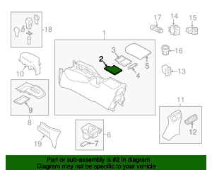 2018-2020 Nissan Rogue Mat 96975-5HK0A | My Nissan Part