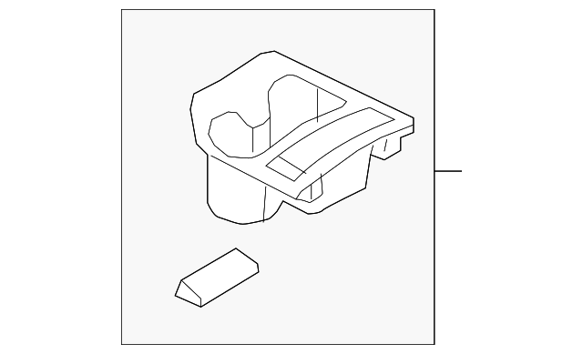 2018-2019 Nissan Rogue Cup Holder 96912-9TG0A | QuirkParts