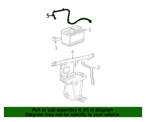 2021-2022 GM Battery Vent Tube 84749958 | GMPartsDirect.com