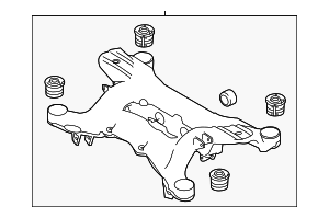 Suspension Cross-Member Assembly - 2016-2022 Land Rover Range Rover ...