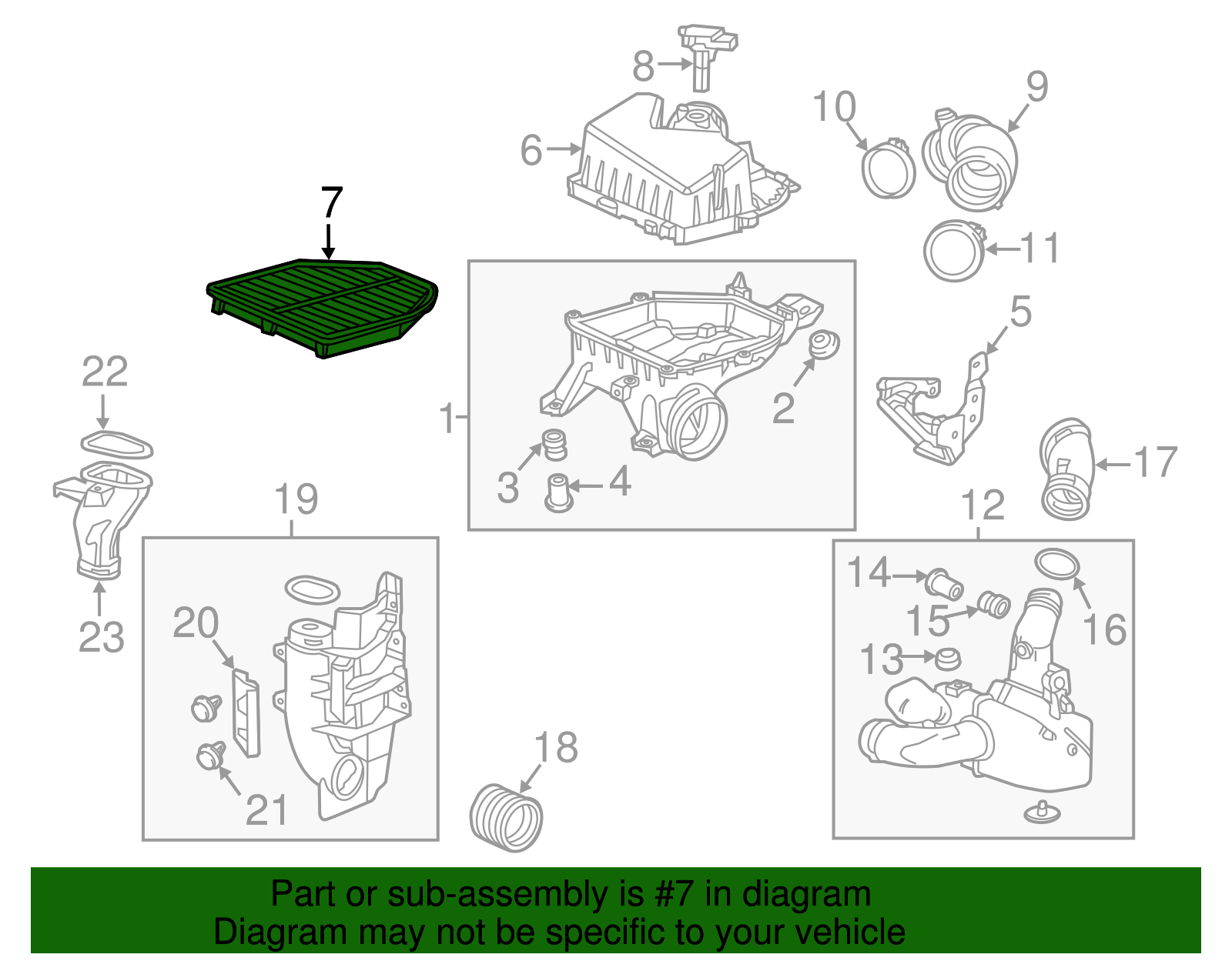 2016-2022 Acura ILX Air Filter 17220-R4H-A00 | OEMAcuraPart