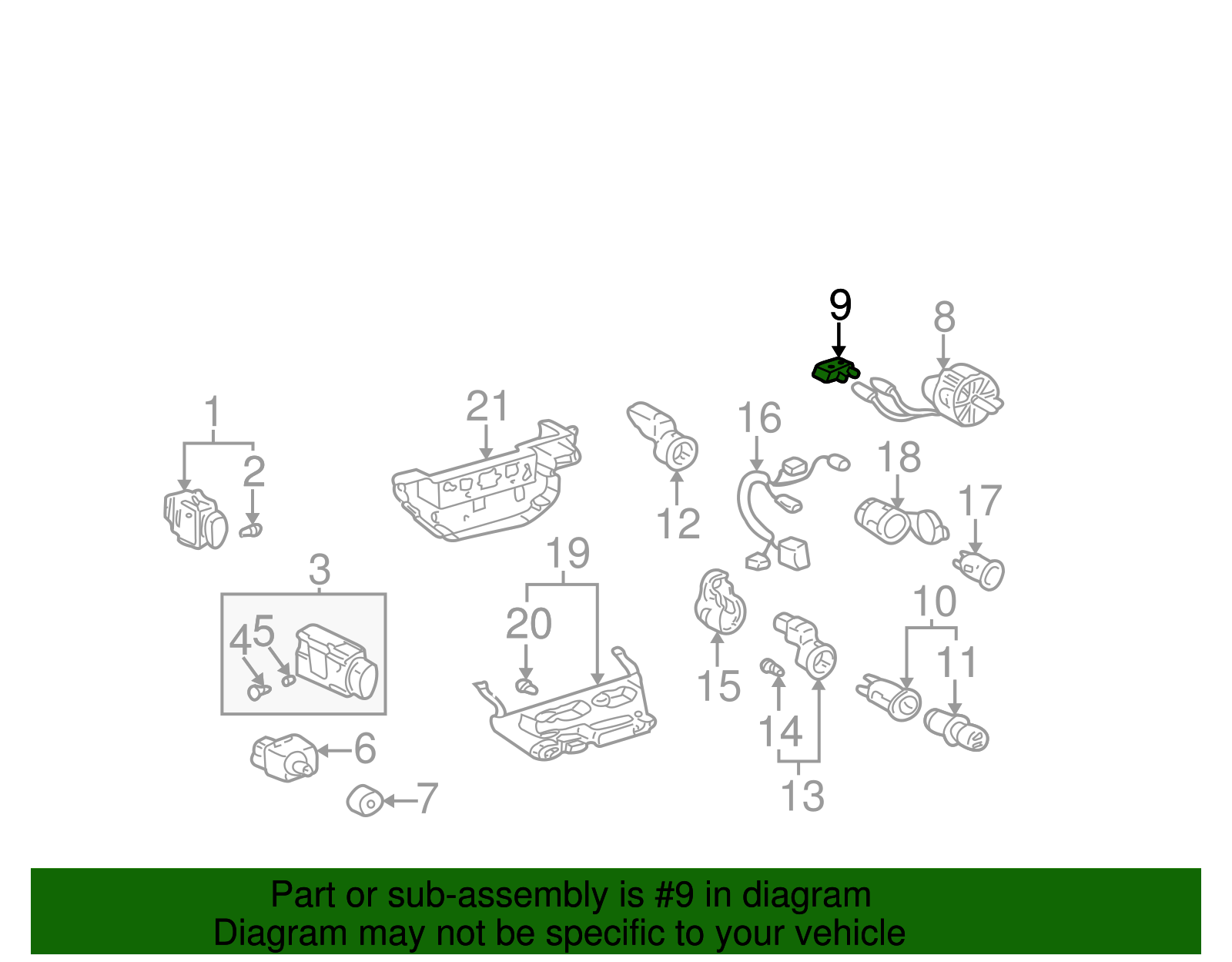2000-2006 Toyota Tundra Switch 84660-0C010 | OEM Parts Online