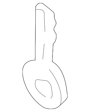 1985-2005 GM Door Lock Key 1154607 | GM Parts Center