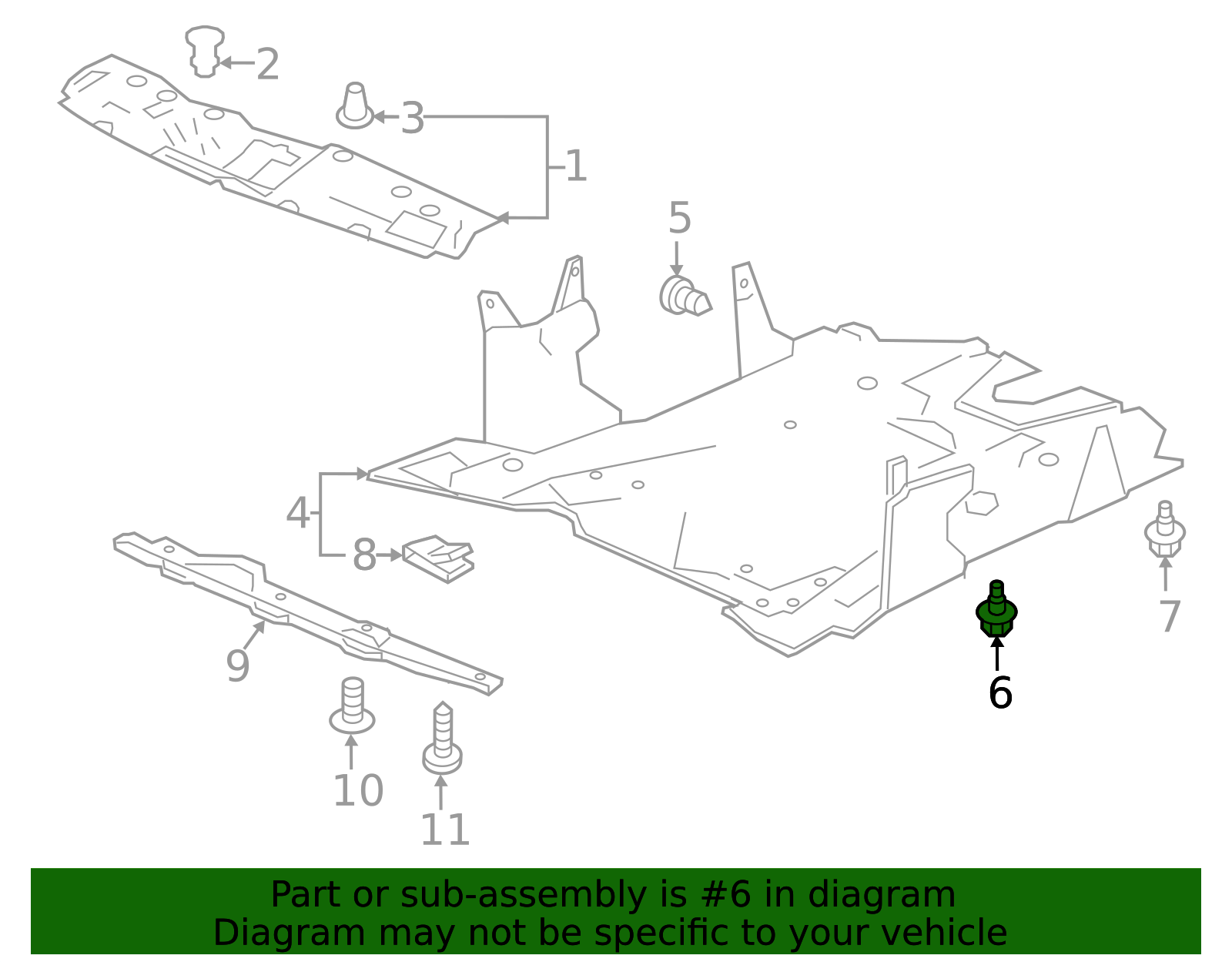 90144-TA9-000 - Upper Trim Bolt 2016-2025 Honda | Honda Parts Online