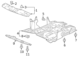 2017-2021 Honda Civic Sight Shield 74127-TEA-T00 | OEM Parts Online