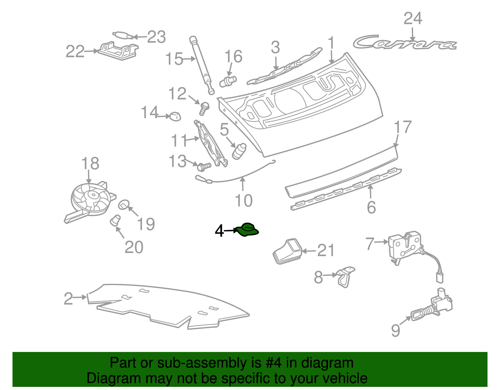 1997-2013 Porsche Insulation Fastener 999-049-020-40 | Porsche Marin