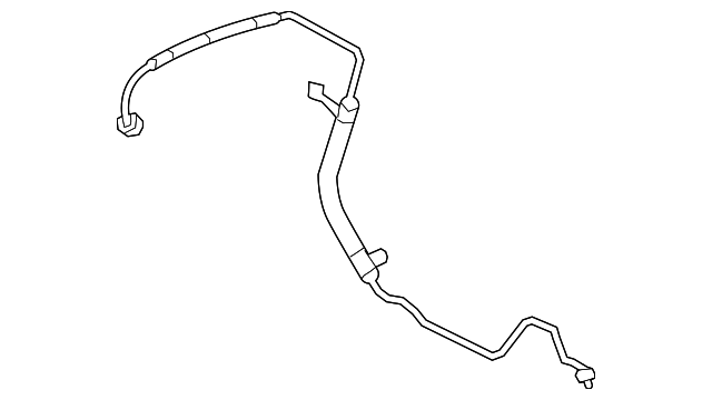 57510-1D100-DS - Power Steering Pressure Hose 2007-2010 Kia | Kia.Parts ...