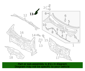 86153-H9000 - Side Cover 2018-2021 Kia Rio | Kia.Parts Store