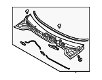 2018-2020 Kia Rio Cowl Grille 86150-H9000 | TascaParts.com