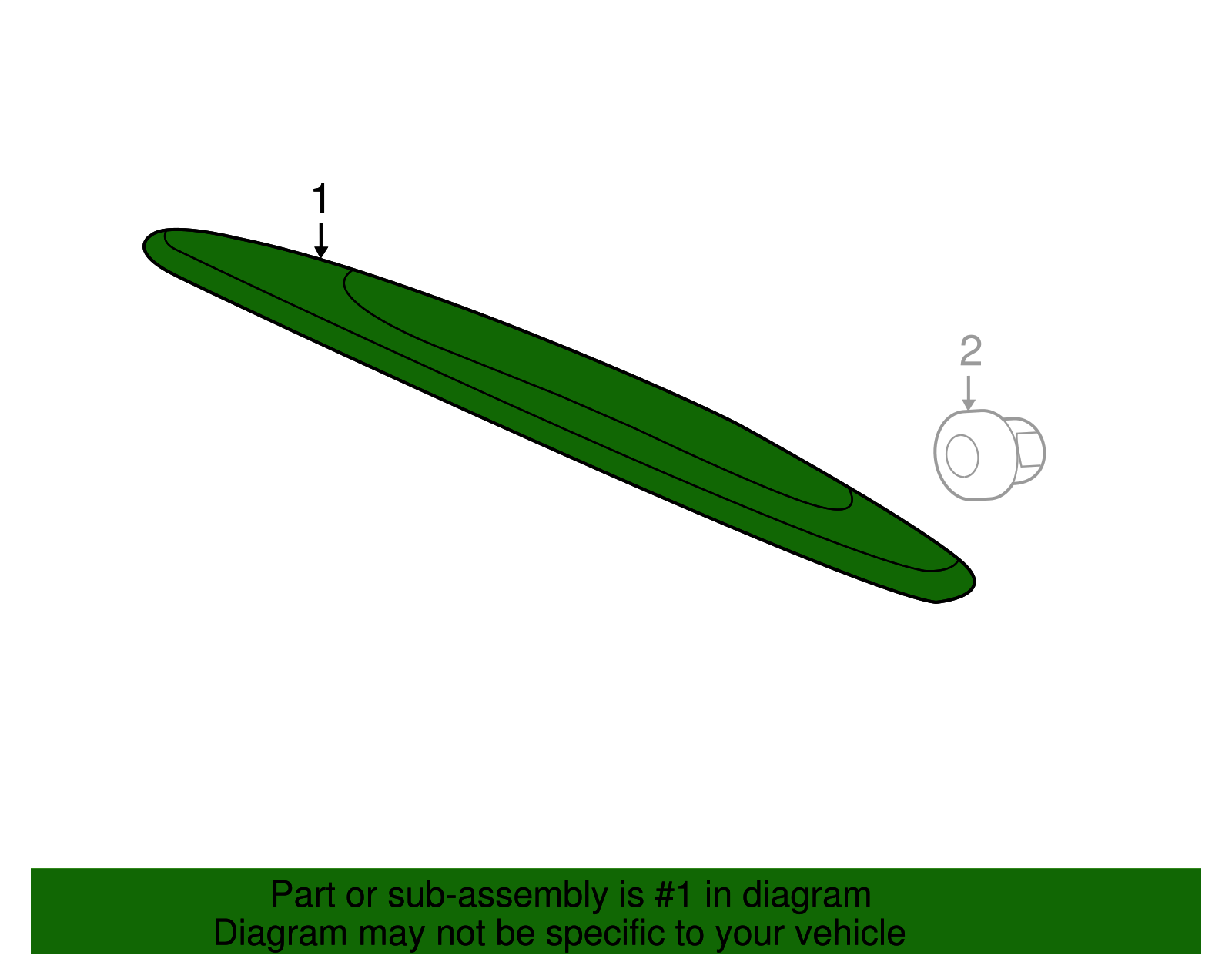 2012-2014 Honda CR-V High Mount Lamp 34270-T0A-A01 | OEMAcuraPart