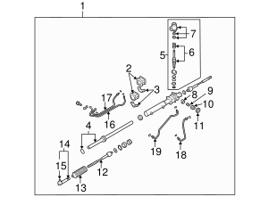 2004 Subaru Impreza Gear Assembly 34110FE431 | Subaru Parts Store