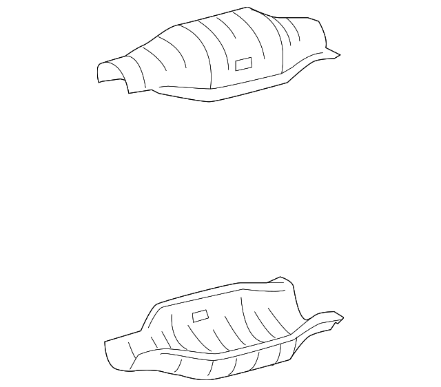 2005-2023 Toyota Tacoma Converter Shield 18435-0C030 | OEM Parts Online