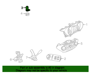 2010-2020 GM Sunload Temperature Sensor 13525293 GM | GMPartsDirect.com