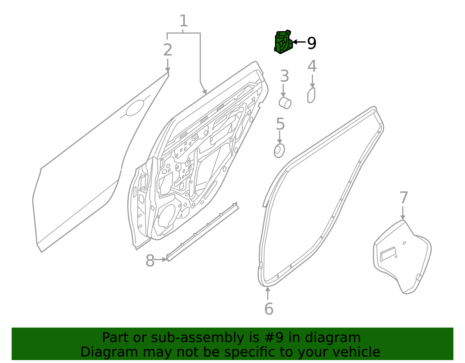82290-6LE0A - 2020-2025 Nissan Sentra - Corner Cover | World OEM Parts ...