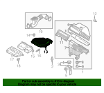 2017-2020 Kia Sportage Intake Duct 28210-D3200 Kia Parts Store Kia ...