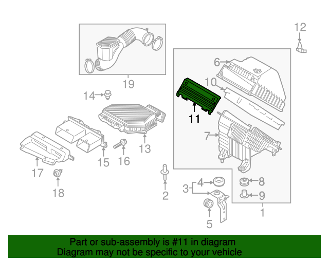 2017-2022 Kia Sportage Access Cover 28115-D3300 | TascaParts.com