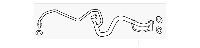 80331-TBC-A01 - Rear Suction Hose 2016-2021 Honda Civic | Honda Parts ...