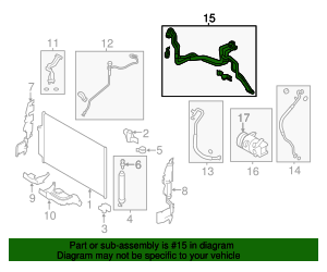 2011-2017 Nissan Quest Return Line Assembly 92450-1JA0A | My Nissan Part