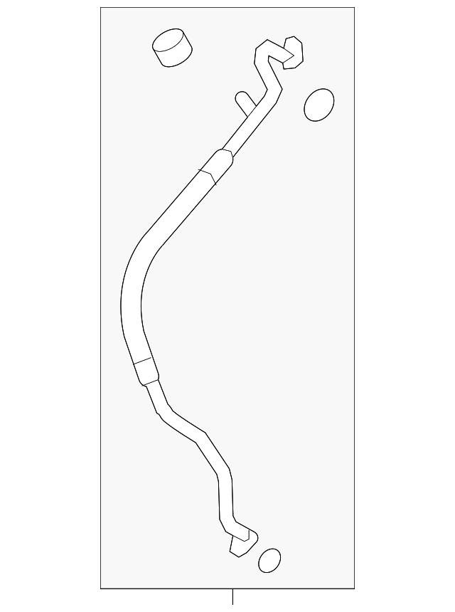 92480-1JA0A - Pressure Hose - 2011-2014 Nissan Quest | Nissan OEM Parts ...