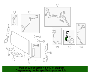 2008-2017 Nissan A/C Compressor Clutch 92660-JP00B | QuirkParts